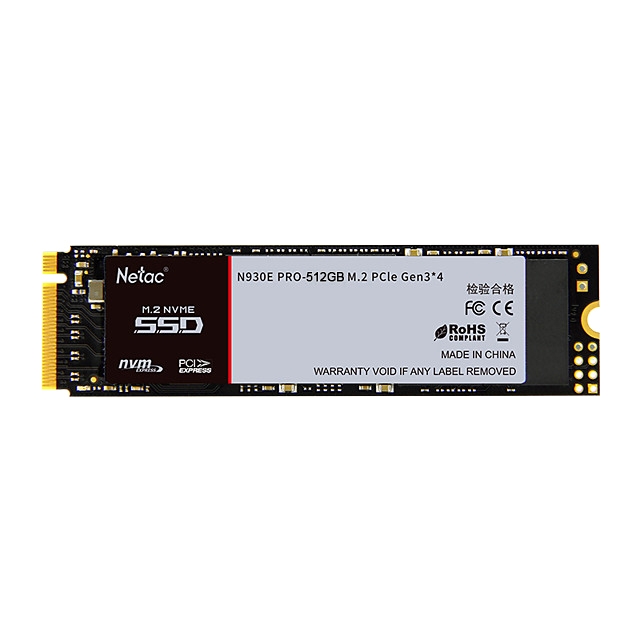 Netac N930E PRO 512GB M.2 (NVMe) PCIe Gen3x4 Solid State Drive