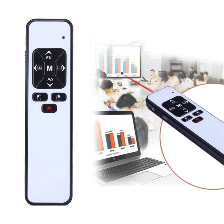 VIBOTON PP991 2.4GHz Multimedia Presentation Remote PowerPoint Clicker ...