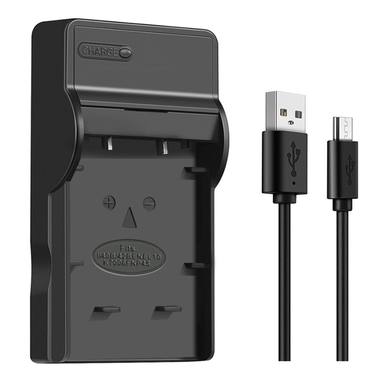 PULUZ Micro USB Battery Charger with USB Cable for NiKon EN-EL10 ...