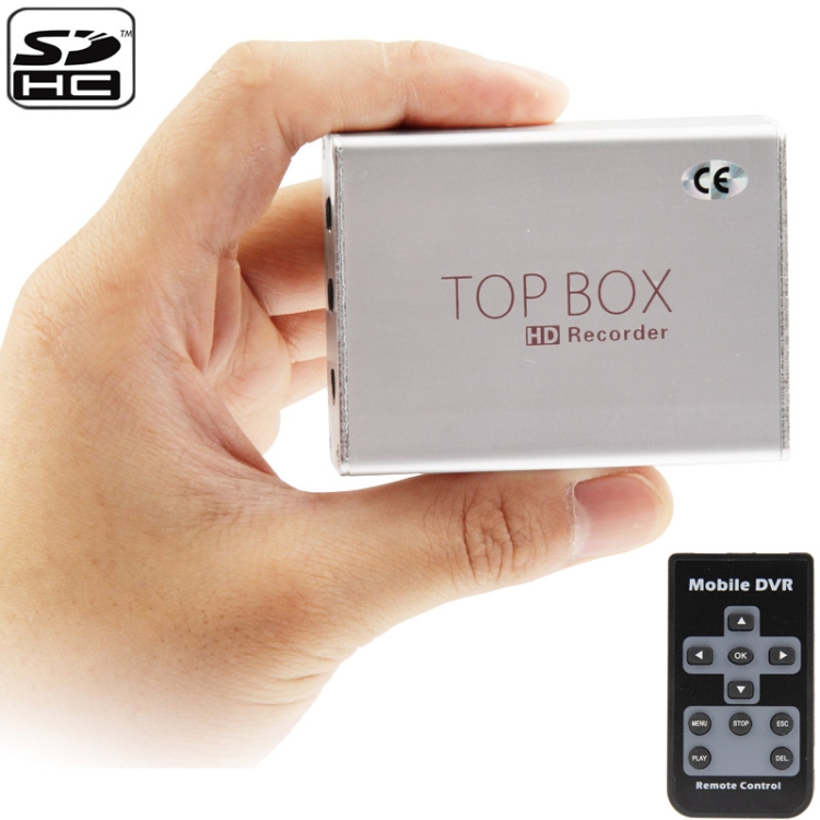 HD Mini 1 Channel DVR Top Box เครื่องบันทึกวิดีโอ MPEG-4 พร้อมรีโมท ...