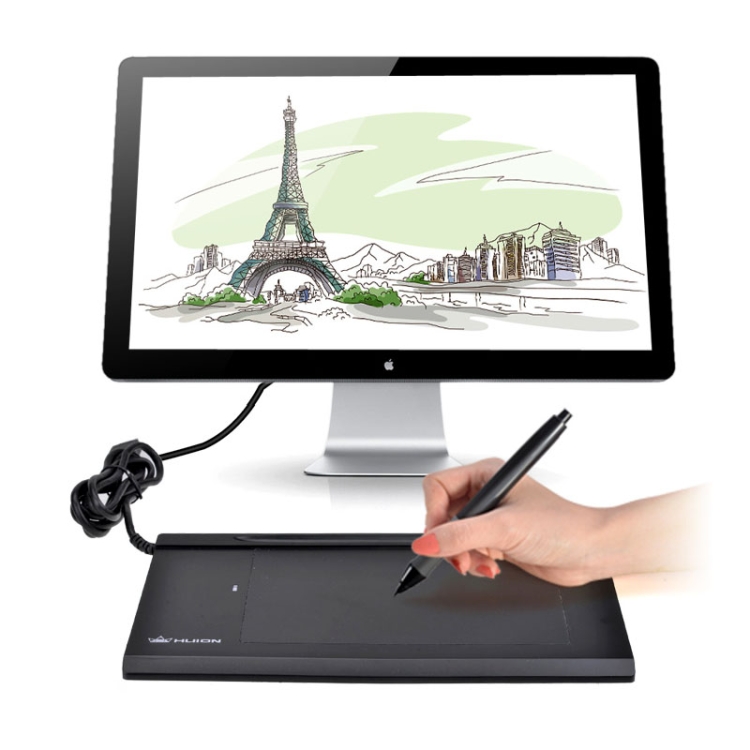 HUION 540 USB 8 x 5 inch Portable Smart Stylus Digital Tablet Drawing Board