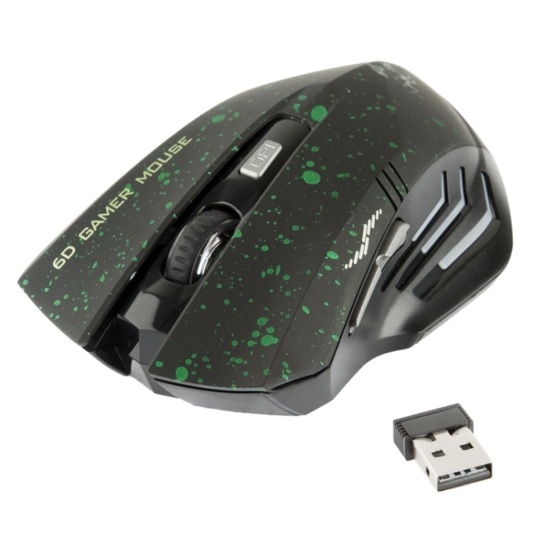 WEYES 2.4GHz 1000-1600 DPI Wireless 6D Game Mouse พร้อมตัวรับสัญญาณขนาด ...