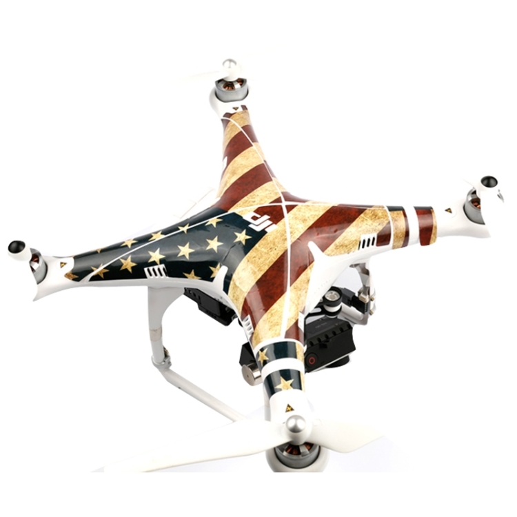 Sticker for DJI Phantom (Retro US Flag Pattern)