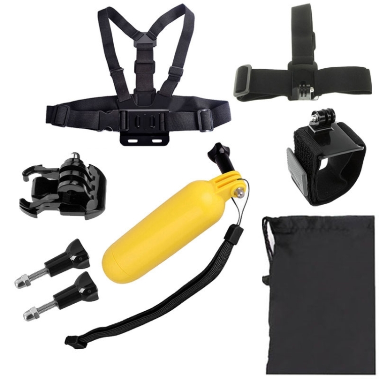 YKD-125 7 in 1 Chest Belt + Wrist Belt + Head Strap + Floating Bobber ...