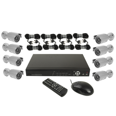 4-CH Embedded Digital Video Recorder Kit (1 / 3 Sony CCD, 420TVL, 24 x ...