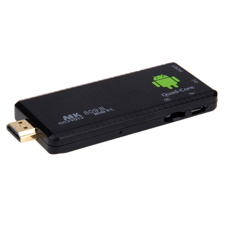 MK809 III Mini PC Android 4.4 TV Stick Dongle, CPU: RK3188T Quad Core 1 ...