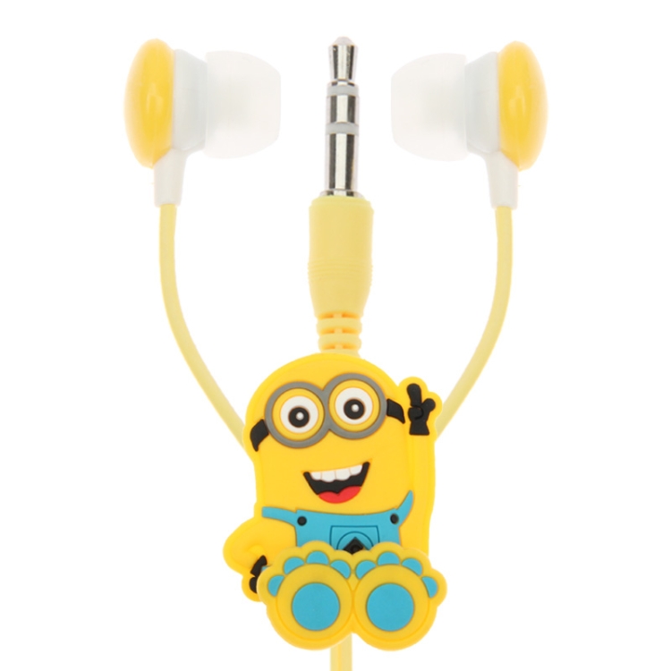 Despicable Me Minions Style 3.5mm Plug in-Ear Earphone with Winder ...