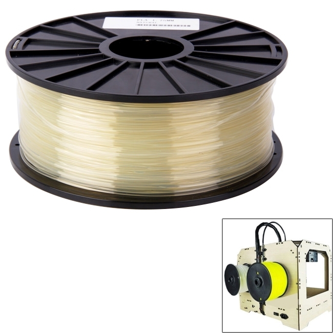 PLA 3.0mm 투명 3D 프린터 필라멘트, 약 115m (투명)