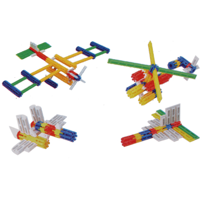 113pcs Flight Set Intellect Blocks ของเล่นรุ่น DIY