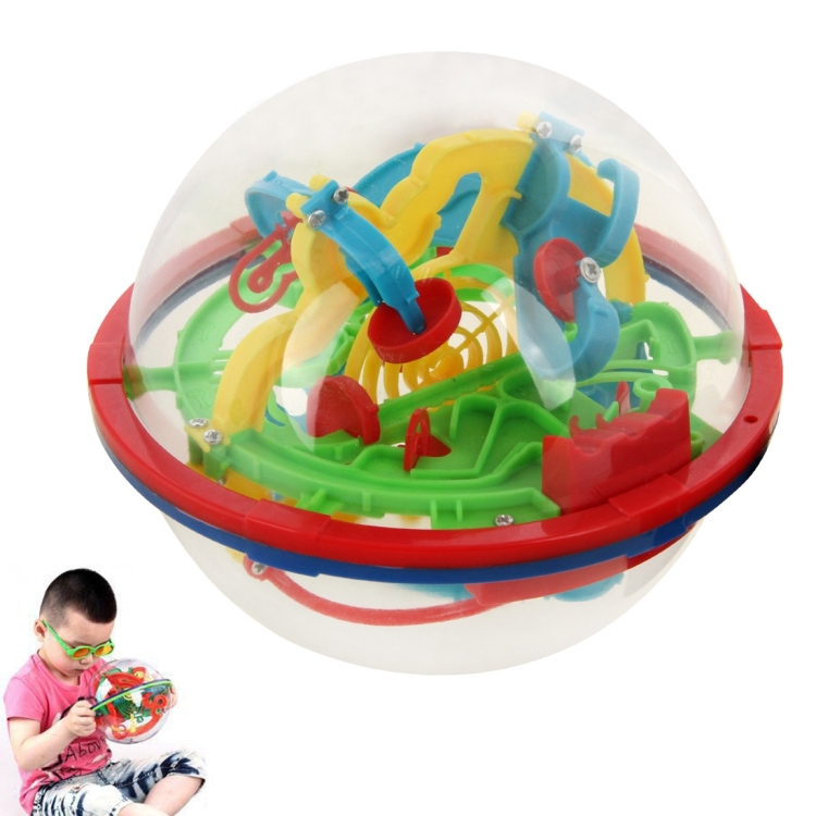 3D Magical Intellect Ball Maze Ball Balance Puzzle Toy IQ Trainer Game