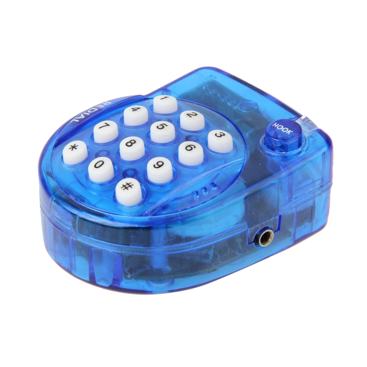 QL-2008 Phone Genius Mini Handsfree Telephone, Size: 57 x 46 x 26mm(Blue)