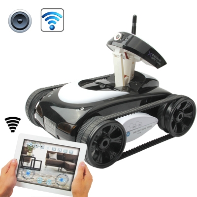 Wireless Wifi Control RC Tank Toy with Moving Camera