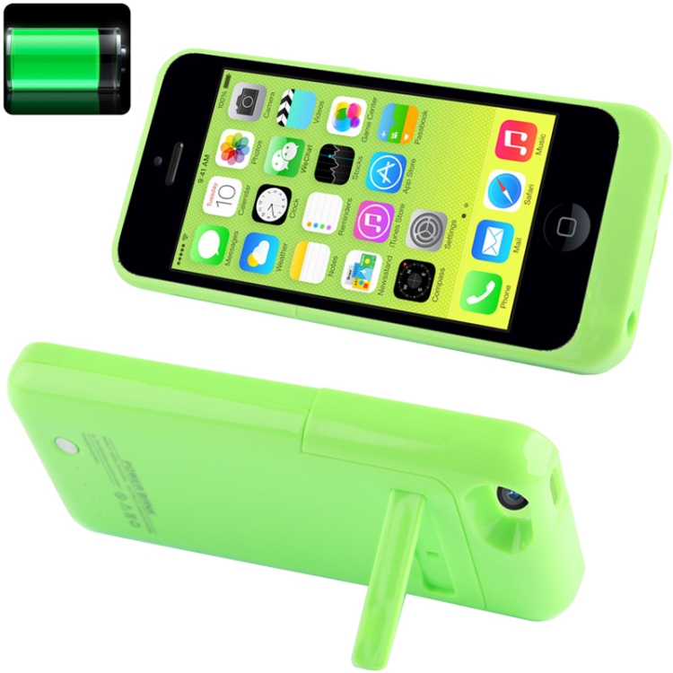 2200mAh 8 Pin Extant Battery Case / Power Bank with Holder for iPhone 8 ...