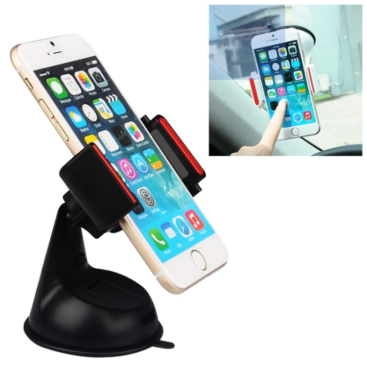Baseus Universal 360 Degrees Rotation Super Suction Cup Car Mount Holder(Black)
