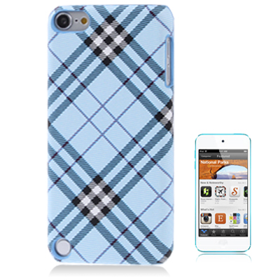 Grid Pattern Paste Skin Plastic Protection Shell for iPod touch 5 / 6 ...