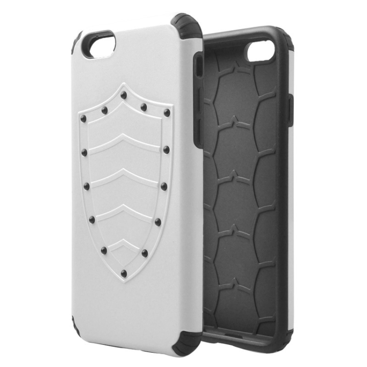 Shield Series PC + Silicone Combination Case for iPhone 6 & 6S(White)