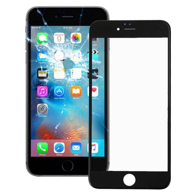 Front Screen Outer Glass Lens with Frame + OCA Optically Clear Adhesive ...