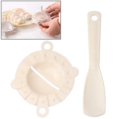 Plastic Dumpling Maker Dumpling Mould Mold + Spoon Kitchen Tool Kit