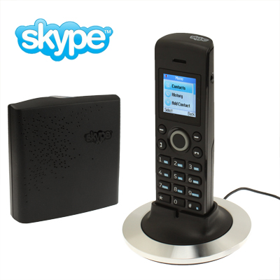 Dual-model No PC Required Cordless Skype and Landline Phone, Support ...
