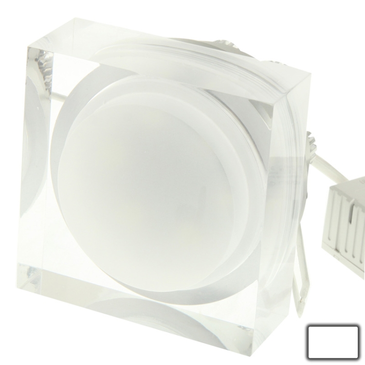 6W Acrylic LED Square Light Bulb
