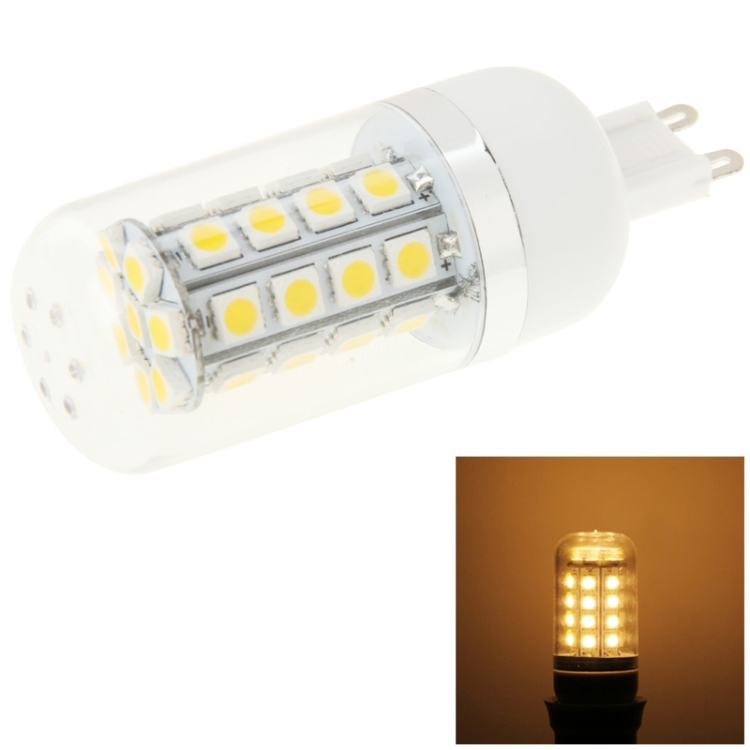 G9 4W แสงวอร์มไวท์ 430LM 36 LED SMD 5050 Corn Light Bulb, AC 85-265V