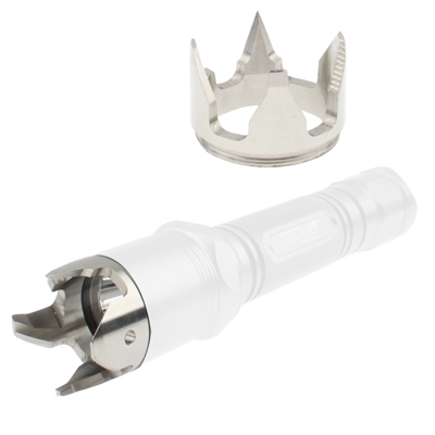 Stainless Steel Attack Teeth Bezel for WF-503C Flashlight