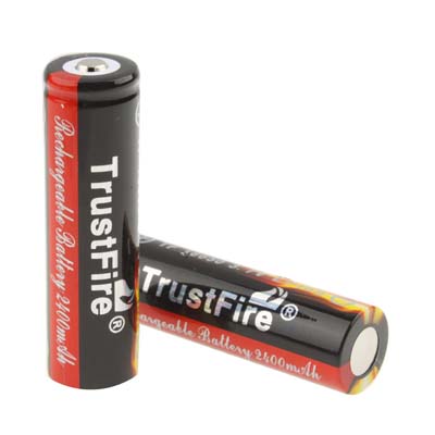 TrustFire TF 18650 2400mAh 3.7V Long Lasting Rechargeable Lithium ion ...