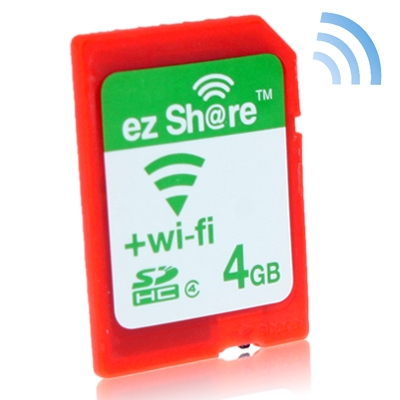 การ์ดหน่วยความจำ Wi-Fi SD 4GB