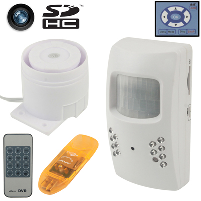 Mini Alarm DVR System, โหมด PAL / NTSC, รองรับการ์ด SD, ความถี่ไร้สาย ...