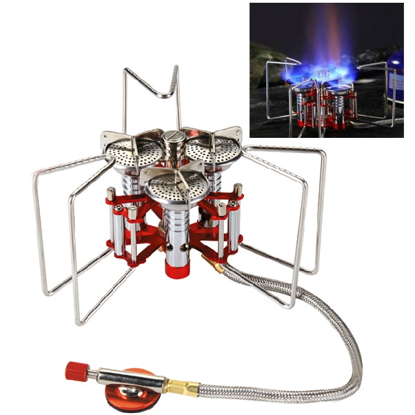 ALOCS BL100-B6-A Outdoor Picnic Gas Burner / Portable Folding Outdoor ...