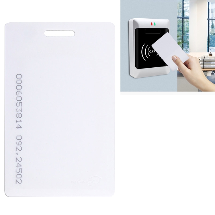 10PCS EM ID Card TK4100/EM4100 125KHZ Thick Card Access Control System ...