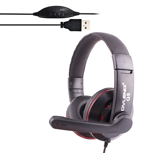 OVLENG Q5 ชุดหูฟังสเตอริโอสากลพร้อมไมโครโฟนและปุ่มควบคุมระดับเสียง ...