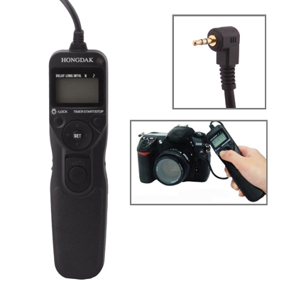 LCD Display Timer Remote Cord for Canon 550D / 450D / 400D / 50E / 350D ...