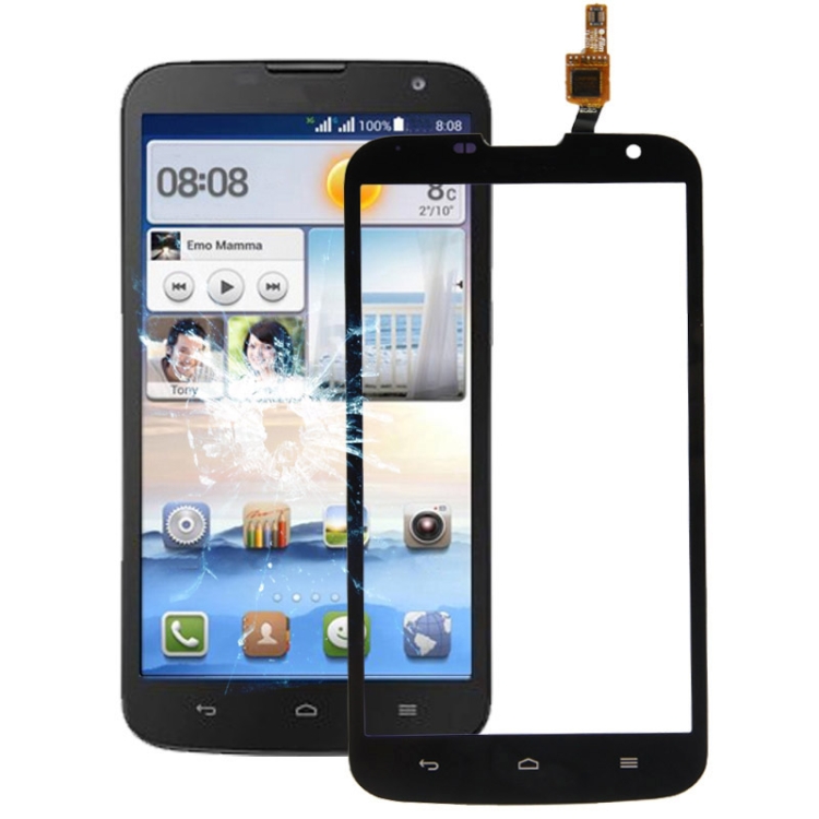 แผงสัมผัสสำหรับ Huawei Ascend G730 (สีดำ)