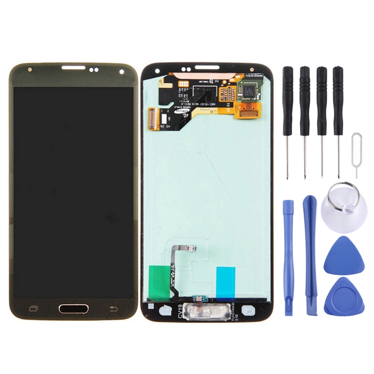 Original LCD Screen and Digitizer Full Assembly for Galaxy S5 / G9006V ...