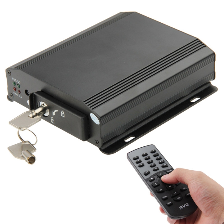 2 Channels SD Card DVR Video Recorder with Key Lock & Remote Controller ...
