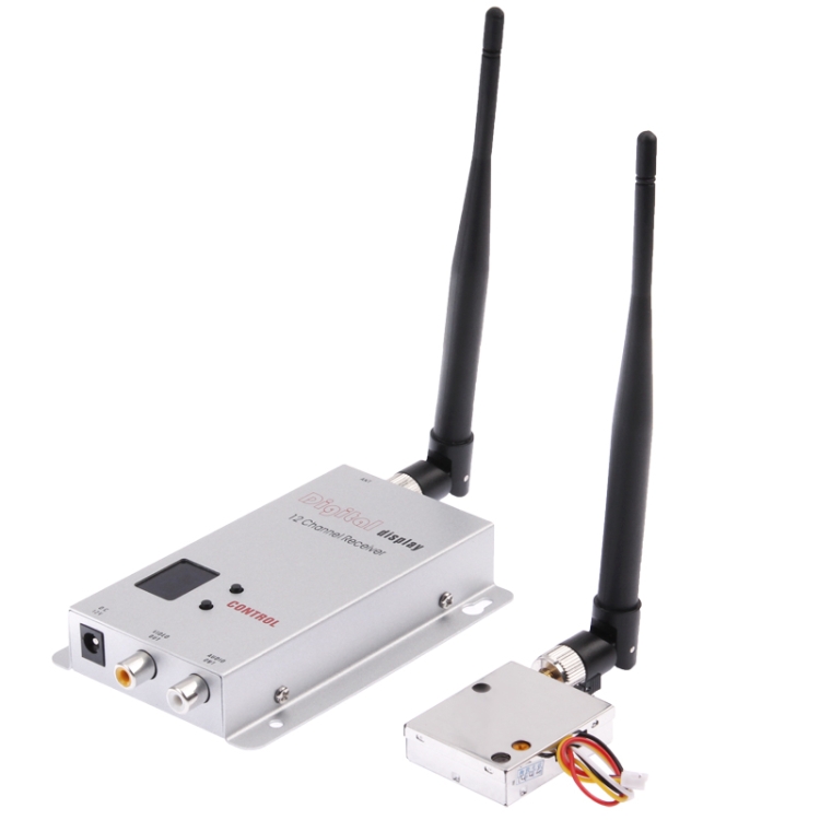1.2GHz 100mW 7 Channel Digital Wireless AV transmitter & receiver