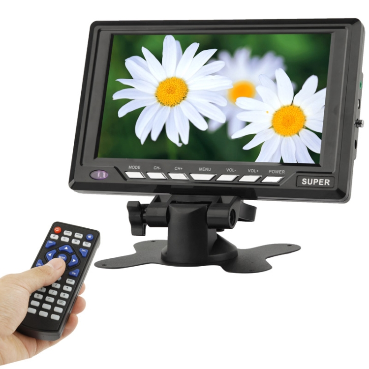 Mini monitor LCD de 7,8 pulgadas de ancho / TV analógica con ángulo de ...