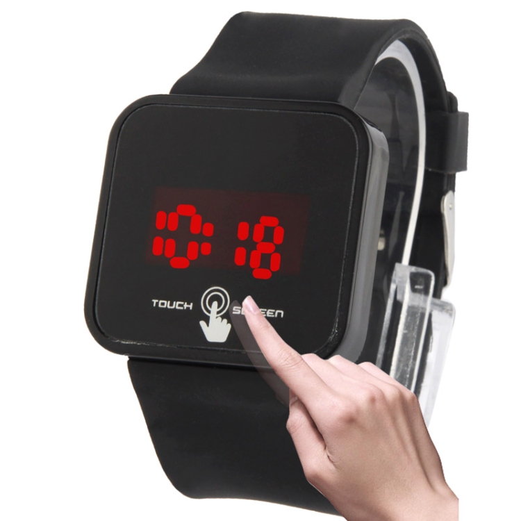 Stylish Unisex Capacitive Touch Screen Electronic LED Watch Wristwatch ...