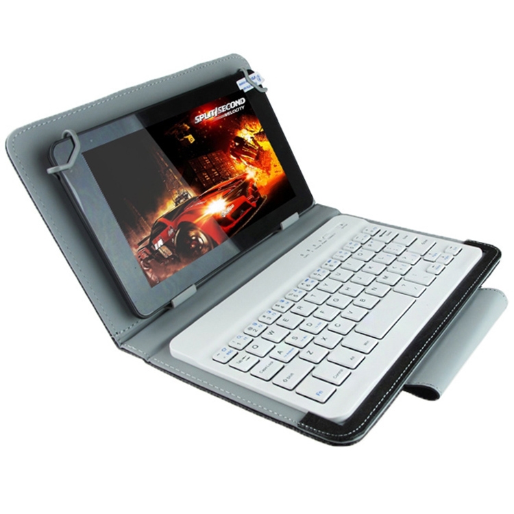 Universal Bluetooth Keyboard with Leather Tablet Case & Holder for ...