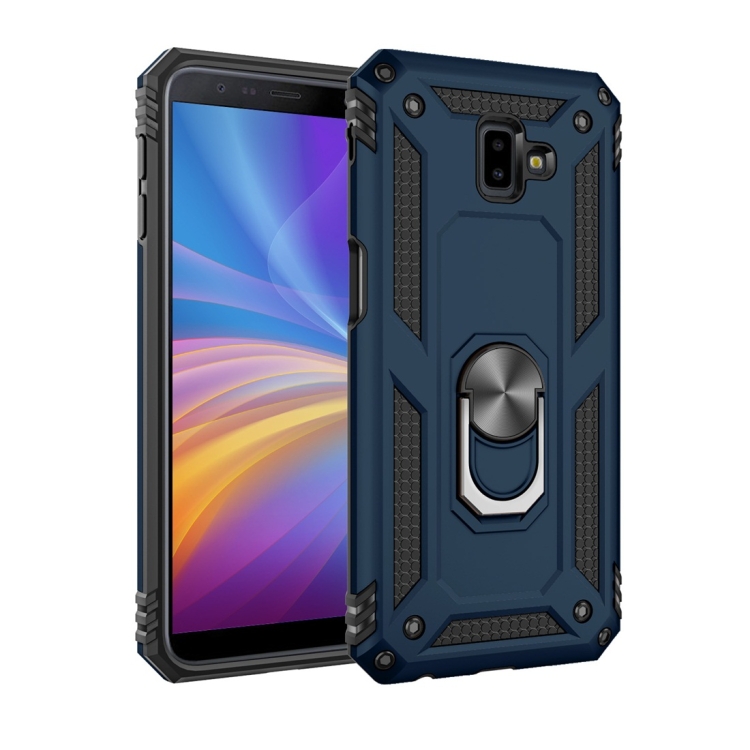เคสกันกระแทก TPU + PC Armor Shockproof สำหรับ Galaxy J6 Plus พร้อมตัว ...