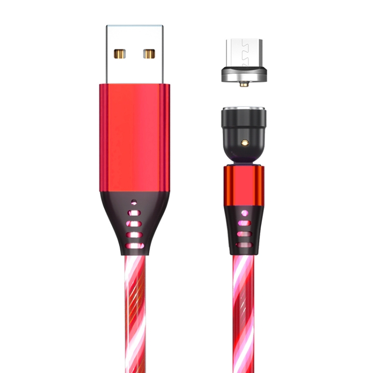 2.4A USB to Micro USB 540 Degree Bendable Streamer Magnetic Data Cable ...