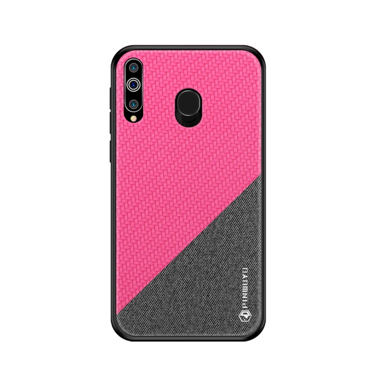 PINWUYO Honors Series เคสกันกระแทก PC + TPU สำหรับ Galaxy M30 (Rose Red)