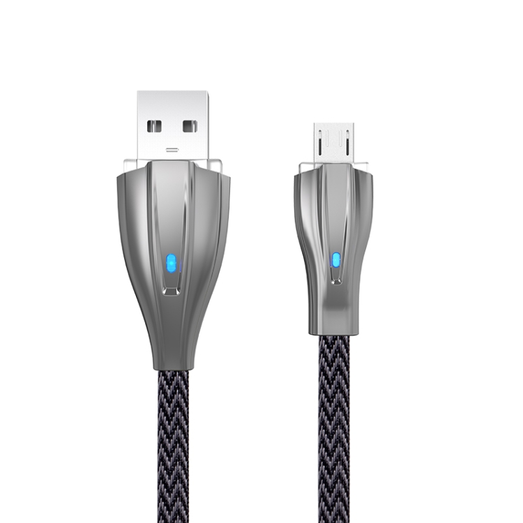 KIVEE KV-CB021B 4A Micro to USB Nylon Weave Charging Data Cable, Length ...
