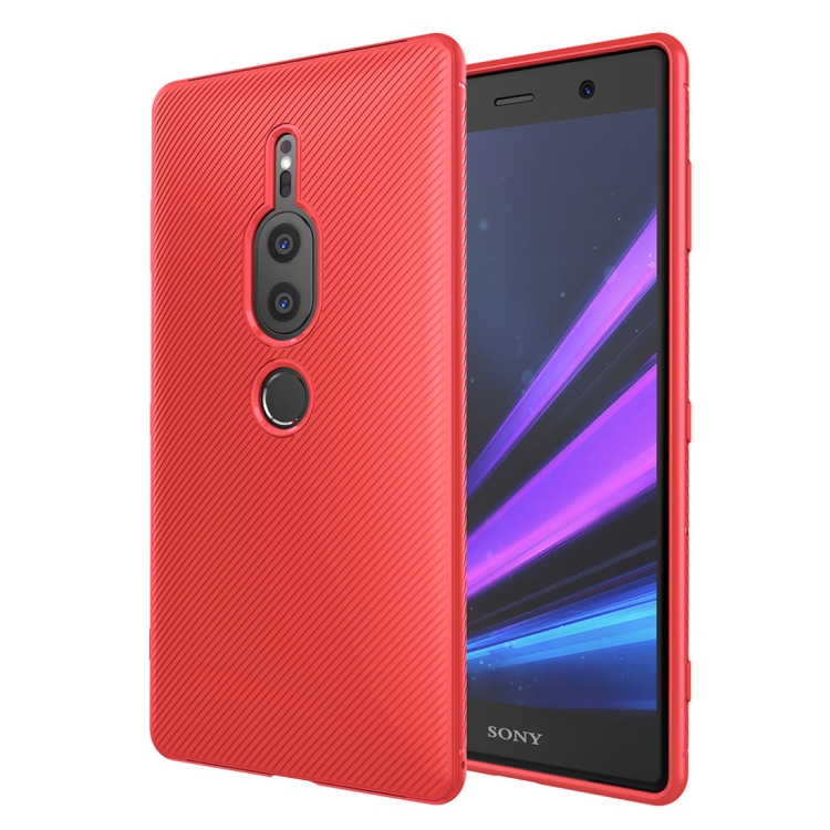 lenuo Leshen Series Stripe Texture TPU Case for Google Pixel 3 XL (Red)