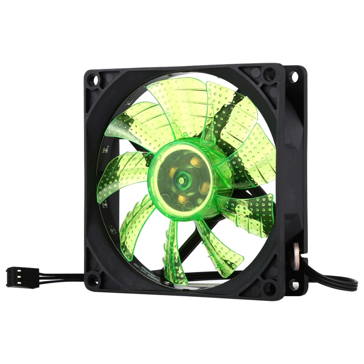 9 inch 3-pin Computer Cooling Fan with Light , Random Color Delivery ...