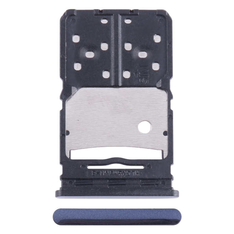 For Tecno Camon 20 Pro SIM Card Tray + Micro SD Card Tray (Blue)