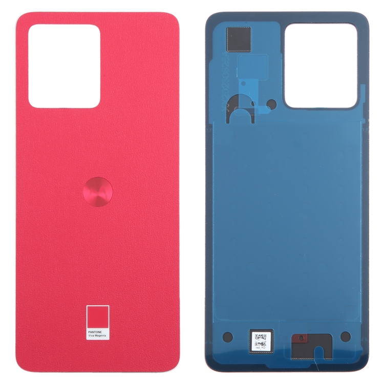 Motorola Moto G84용 기존 배터리 후면 커버(빨간색)