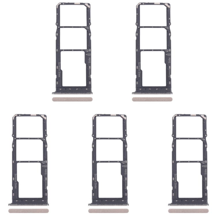 For Infinix Note 40 4G X6853 5pcs SIM Card Tray + SIM Card Tray (Gold)