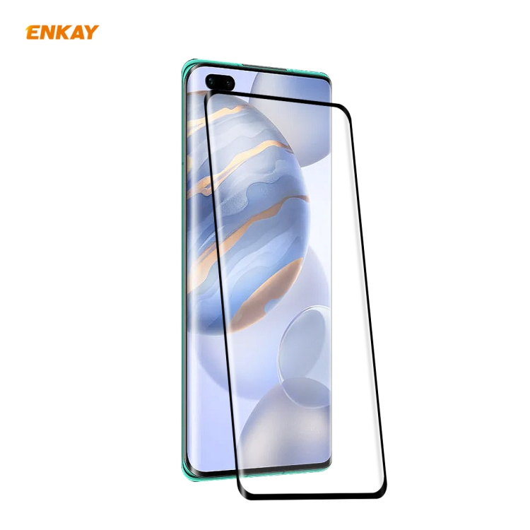 Huawei Nova 7 Pro / Honor 30 Pro ENKAY Hat-Prince 0.26mm 9H 3D 전체 접착제 ...